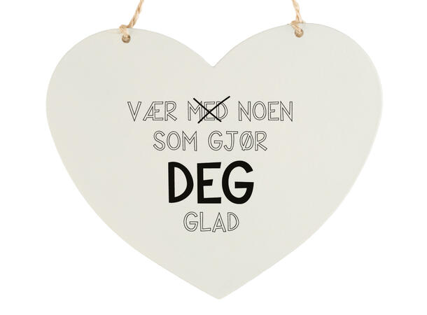 Skilt hjerte lite Vær med noen som gjør 13x11cm Metall - BørsCompagniet AS Skilt hjerte lite Vær med noen som gjør 13x11cm Metall - BørsCompagniet AS